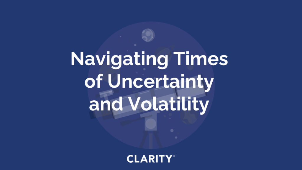 Navigating Times of Uncertainty and Volatility – jamie smart